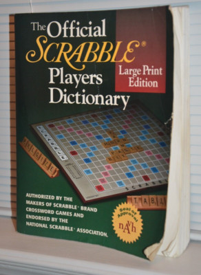The Official Scrabble Players Dictionary Large Print Edition 98 ...