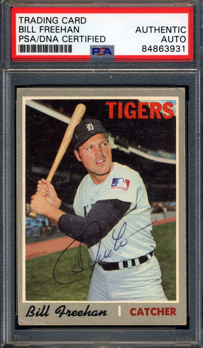 Bill Freehan PSA DNA Signed 1970 Topps Autograph | eBay