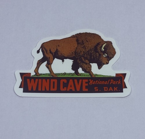 Wind Cave National Park Sticker Travel South Dakota Decal Vinyl ...