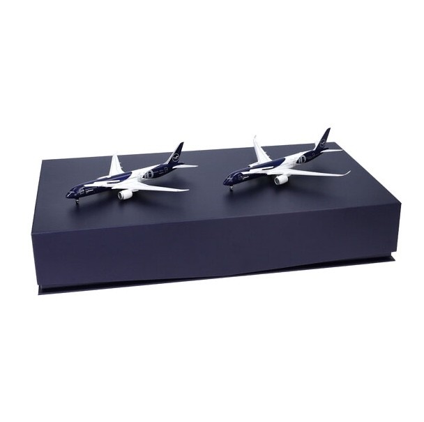 LH Lufthansa 100 Jahre Herpa Set / D-ABPU + D-AIXL 1:500 / NEU OVP ...