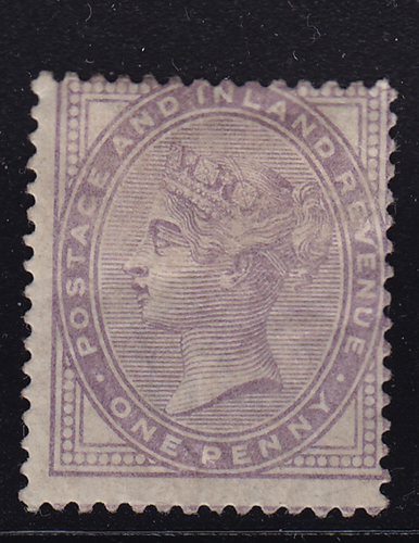 GB Stamp #88 Victoria 1 Penny Mint MH on back Great Britain CV $260.00 ...