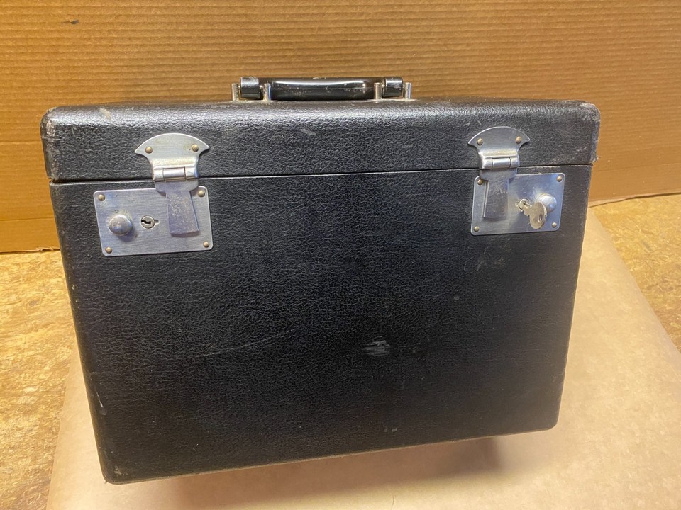 Vintage Original SINGER 221 FEATHERWEIGHT Sewing Machine CARRYING CASE ...