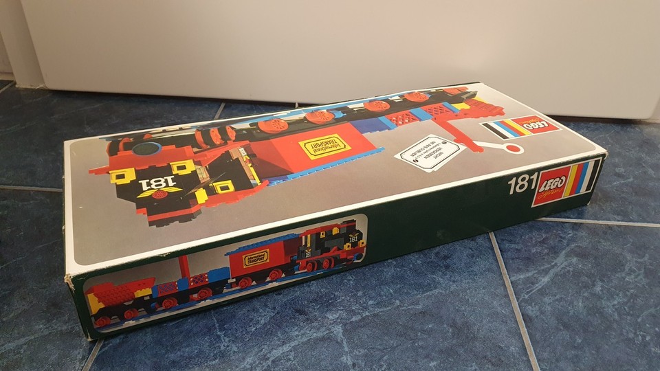 LEGO System classic vintage Eisenbahn Train Set 181 60er alt 60s OVP ...