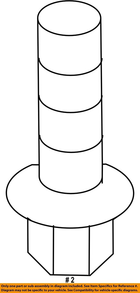 GM OEM 04-11 Aveo Suspension Mounting-Susp Crossmember Mount Bolt ...