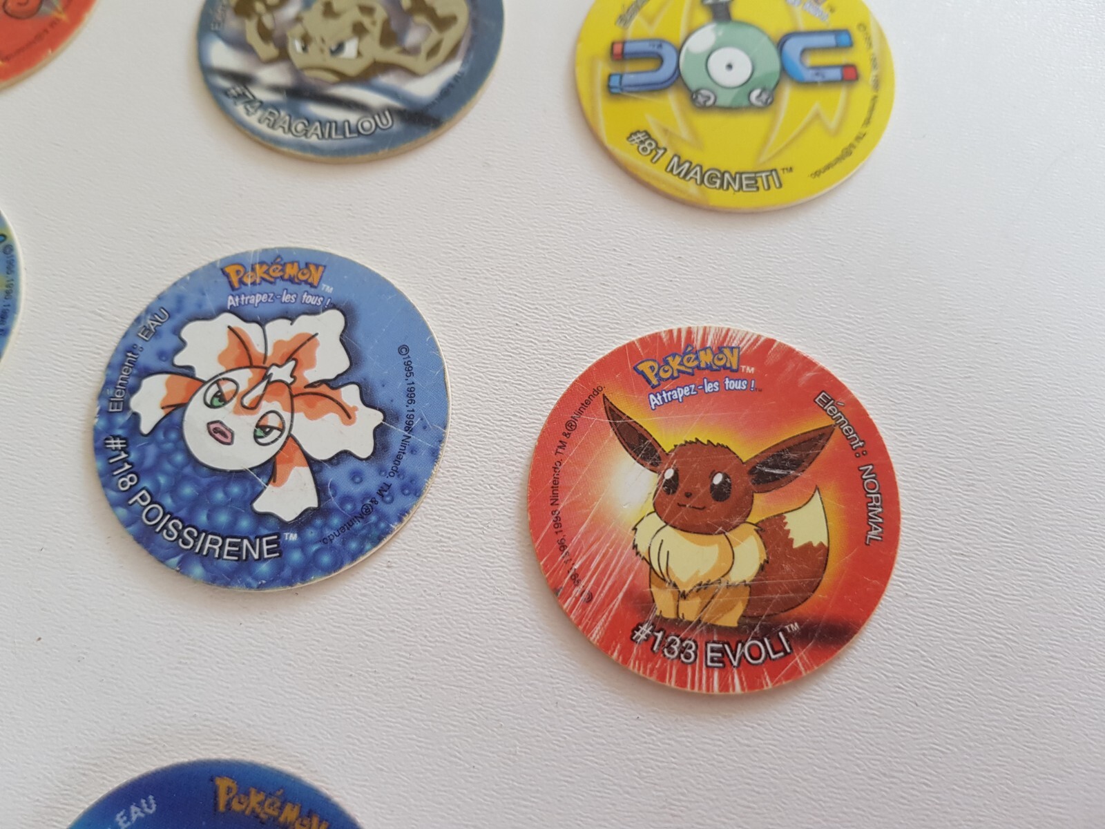 Lot de 16 POG Pokémon Nintendo (POG's) Anciens | eBay