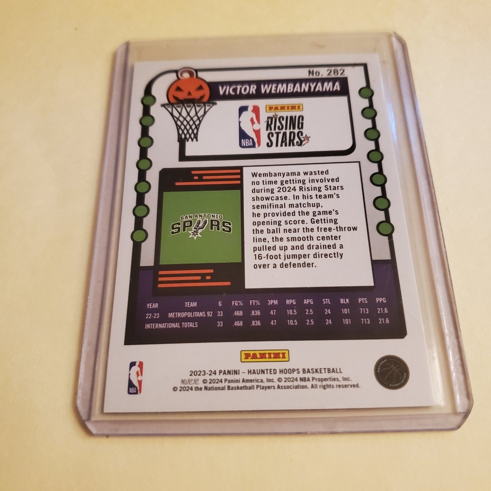 2023-24 Panini Haunted Hoops - Rising Stars Slime #282 Victor ...