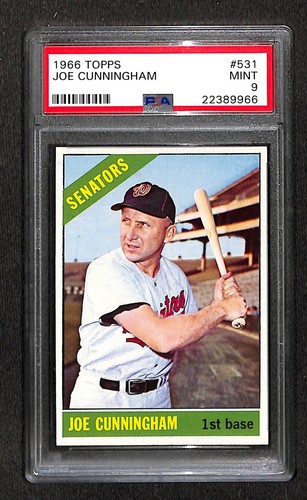 1966 Topps #531 Joe Cunningham PSA 9 Mint 22389966 | eBay