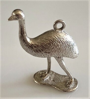 Rare Vintage Larger Sterling Silver Standing GOOSE Charm 8.1 Grams | eBay