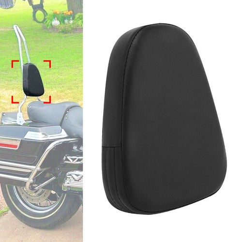 Motorcycle Rear Passenger Backrest Sissy Bar Cushion Pad For Harley ...