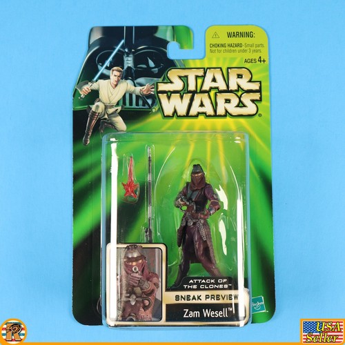 Star Wars - Zam Wesell (Sneak Preview) - Power of Jedi 2000 - MOC ...
