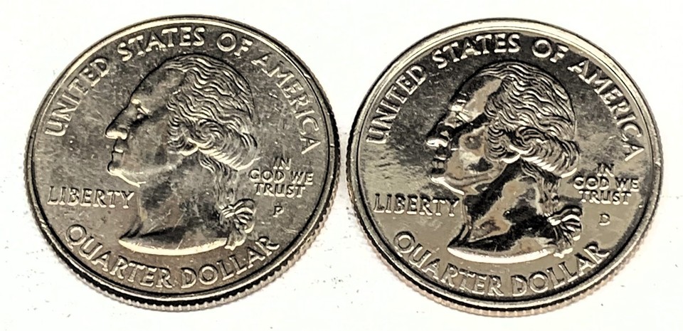 # C6944 VIRGINIA STATEHOOD QUARTERS, P & D from MINT ROLLS | eBay