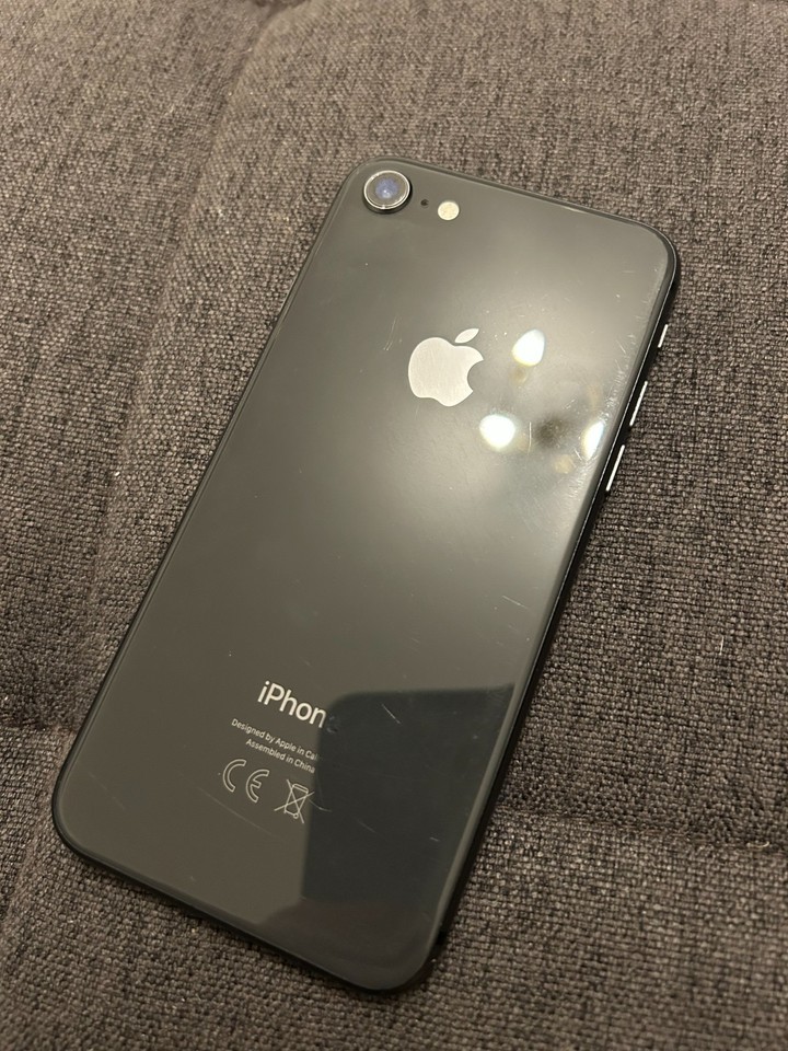 Apple iPhone 8 64GB Grey Black Unlocked Cracked Screen Bad Battery Life ...