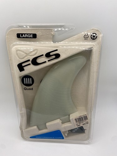 FCS Performance Core Fins Open Box 3 Surfboard Fins Size Large Quick ...