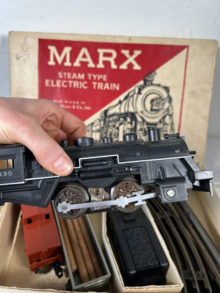 VTG Marx Steam Type Electric Train Set Boxed | eBay