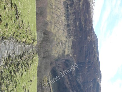 Photo 12x8 Burn crossing pasture Invervar Note the regular zig-zag of ...