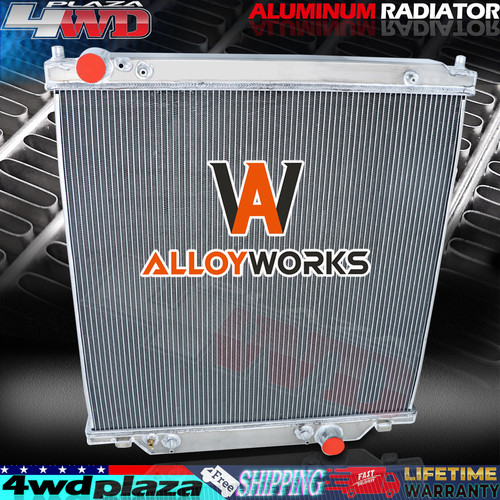 Aluminum 4 Row Radiator For Ford F250 F350 F-450 6.0L Turbo Powerstroke ...
