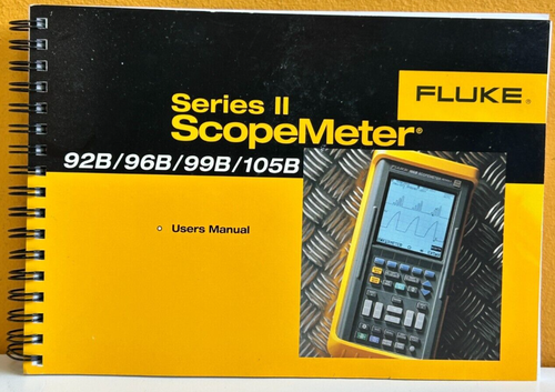 Fluke 4822-872-00724 1999 Series II 92B/96B/99B/105B Scope Meter Users ...