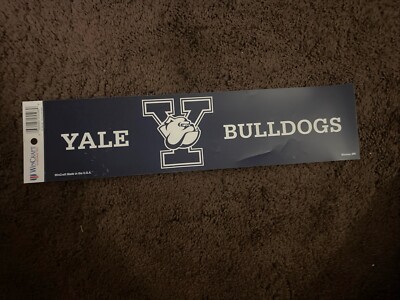 Yale Bulldogs Bumper Sticker | eBay