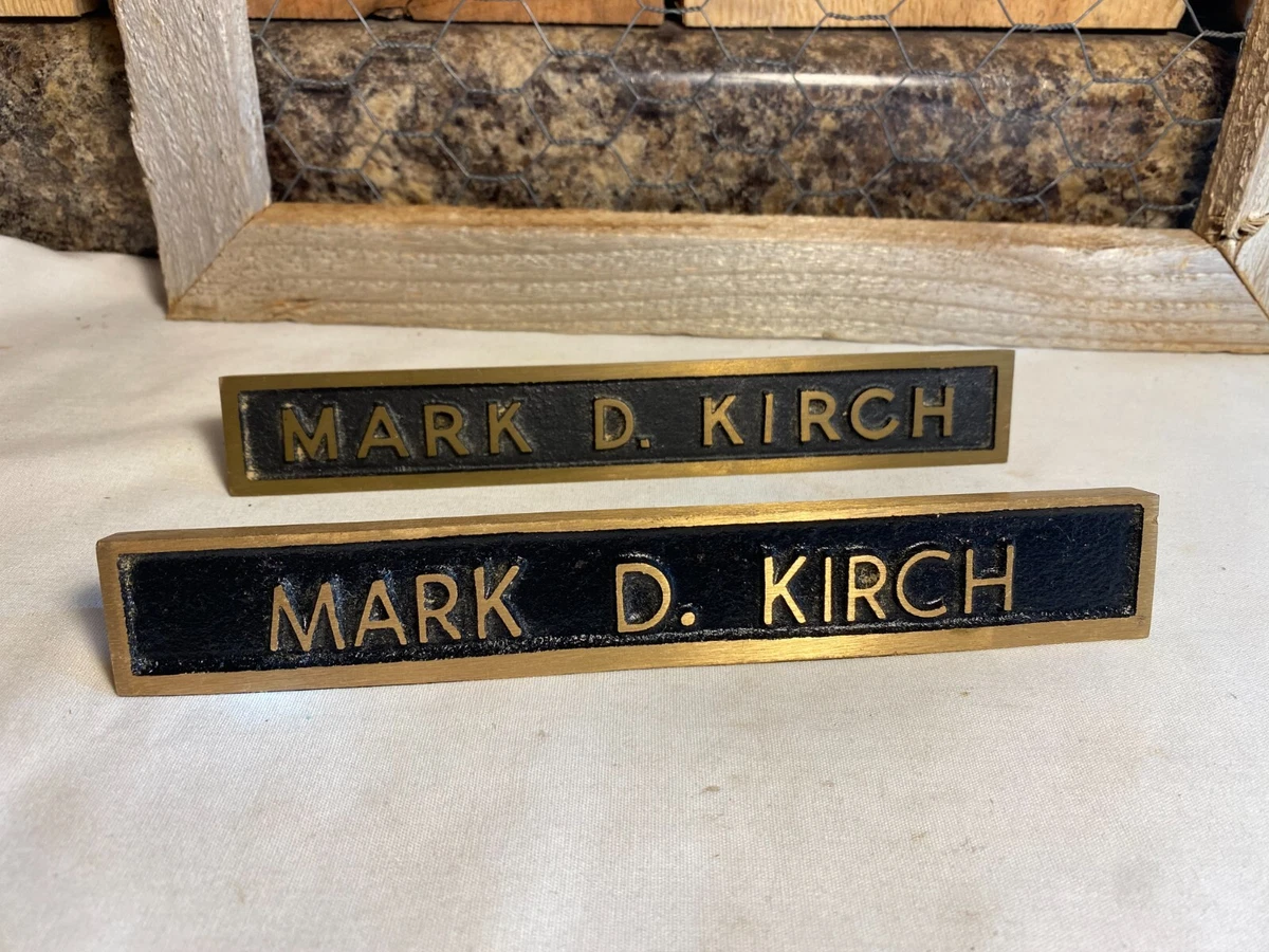 Brass Name Boards