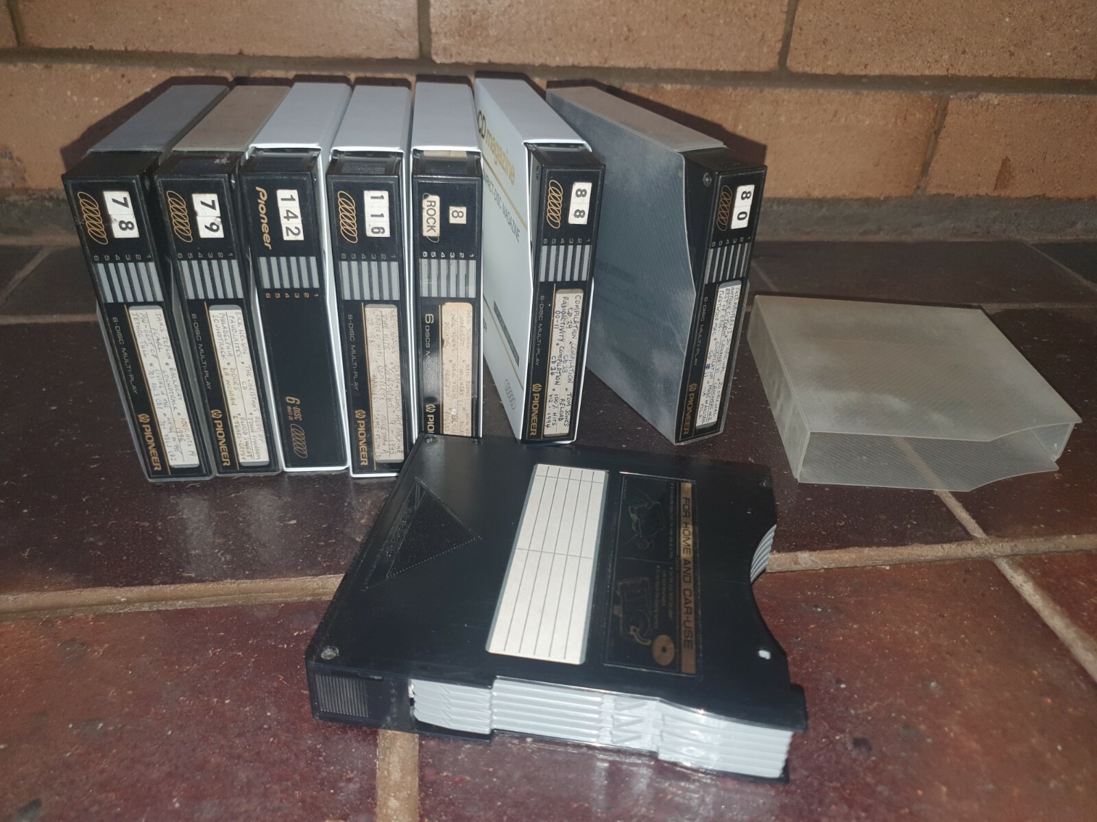 PIONEER CD PLAYER DISC 6 STACK STACKER CARTRIDGE for COMPACT DISCS X1 ...