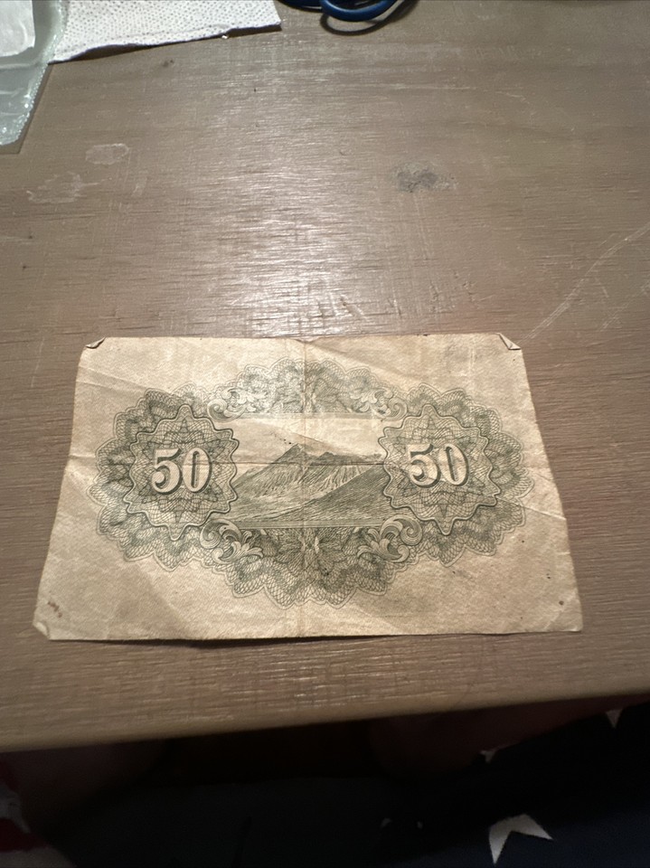 1942 Japan 50 Yen Note | eBay