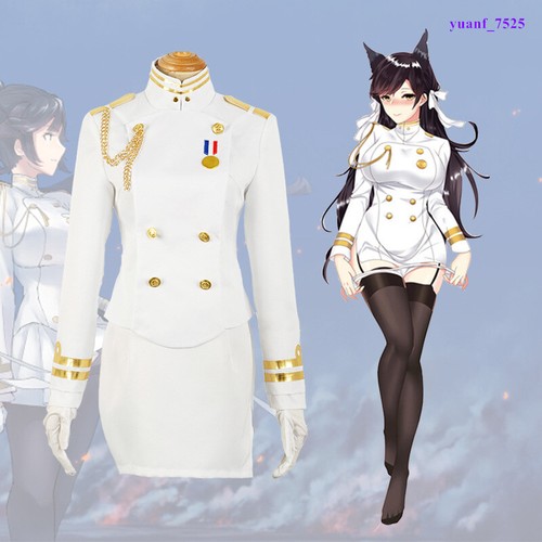 Azur Lane COS Atago Uniform Skirt Cosplay Game Anime Role-playing ...
