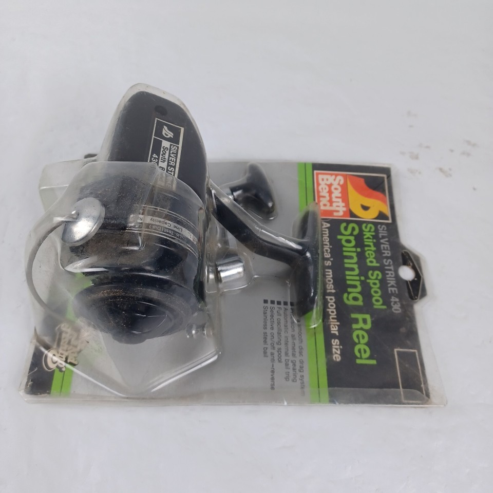 South Bend Silver Strike 430 Skirted Spool Spinning Reel Vintage | eBay