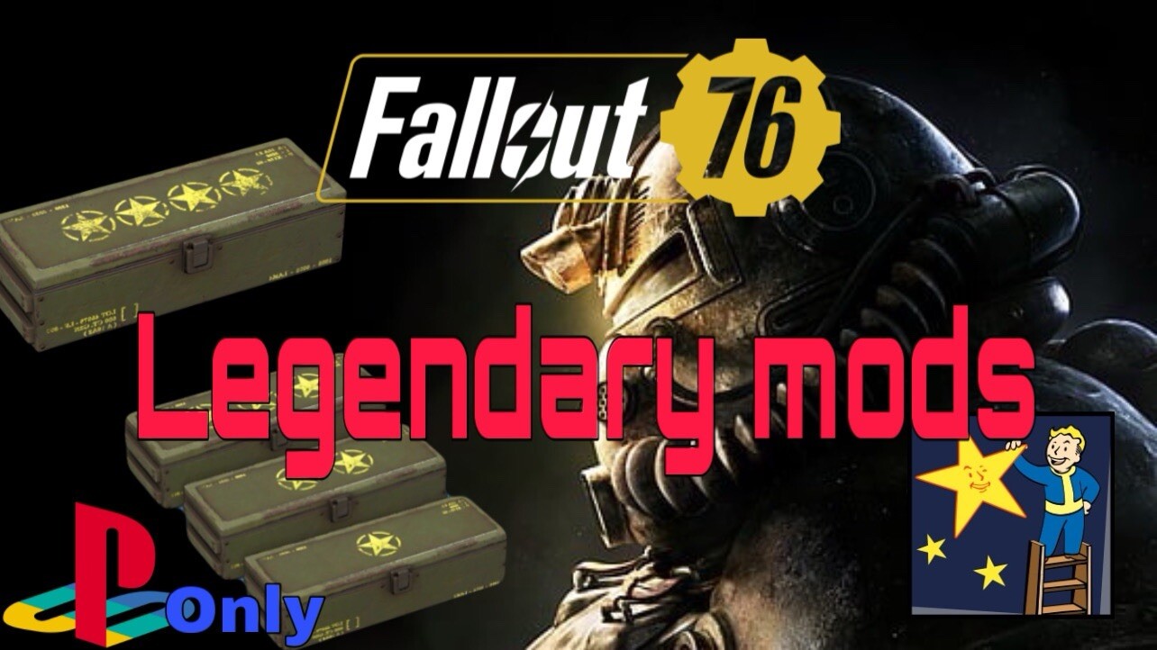 Legendary Mods Fallout 76 FO76 - MODS - PS4 - PS5 - | eBay