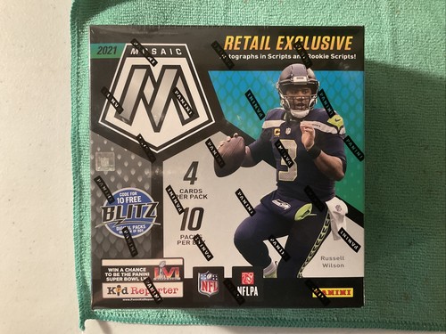 2021 Panini Mosaic NFL Football Mega Box | Factory Sealed | NEW ...