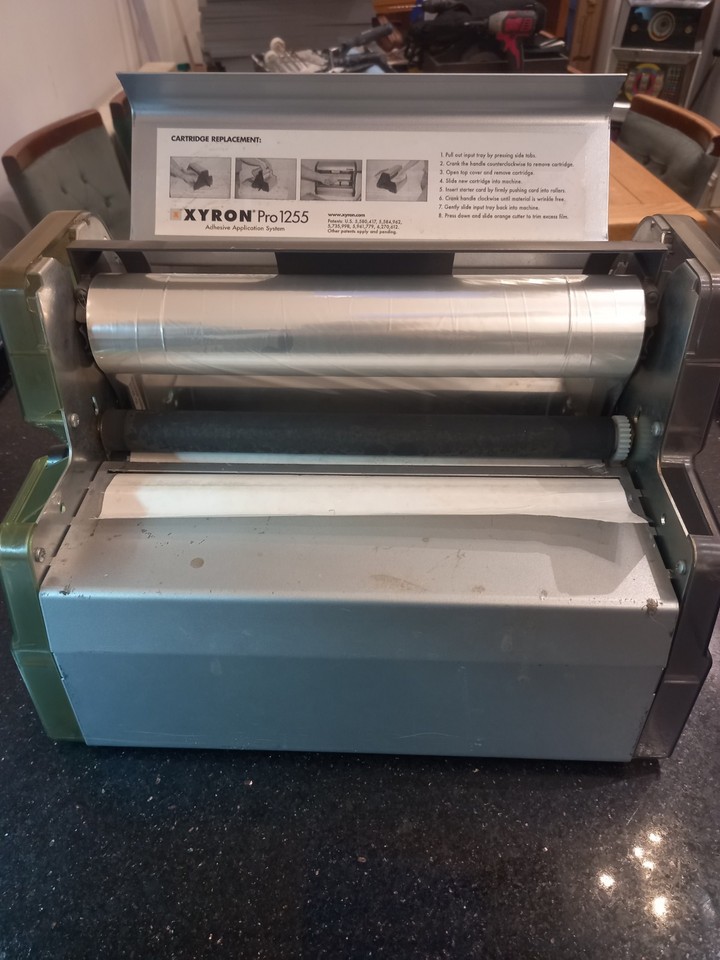 Xyron Pro 1255 A3 Cold Laminator and Studio Adhesive Applicator Machine ...