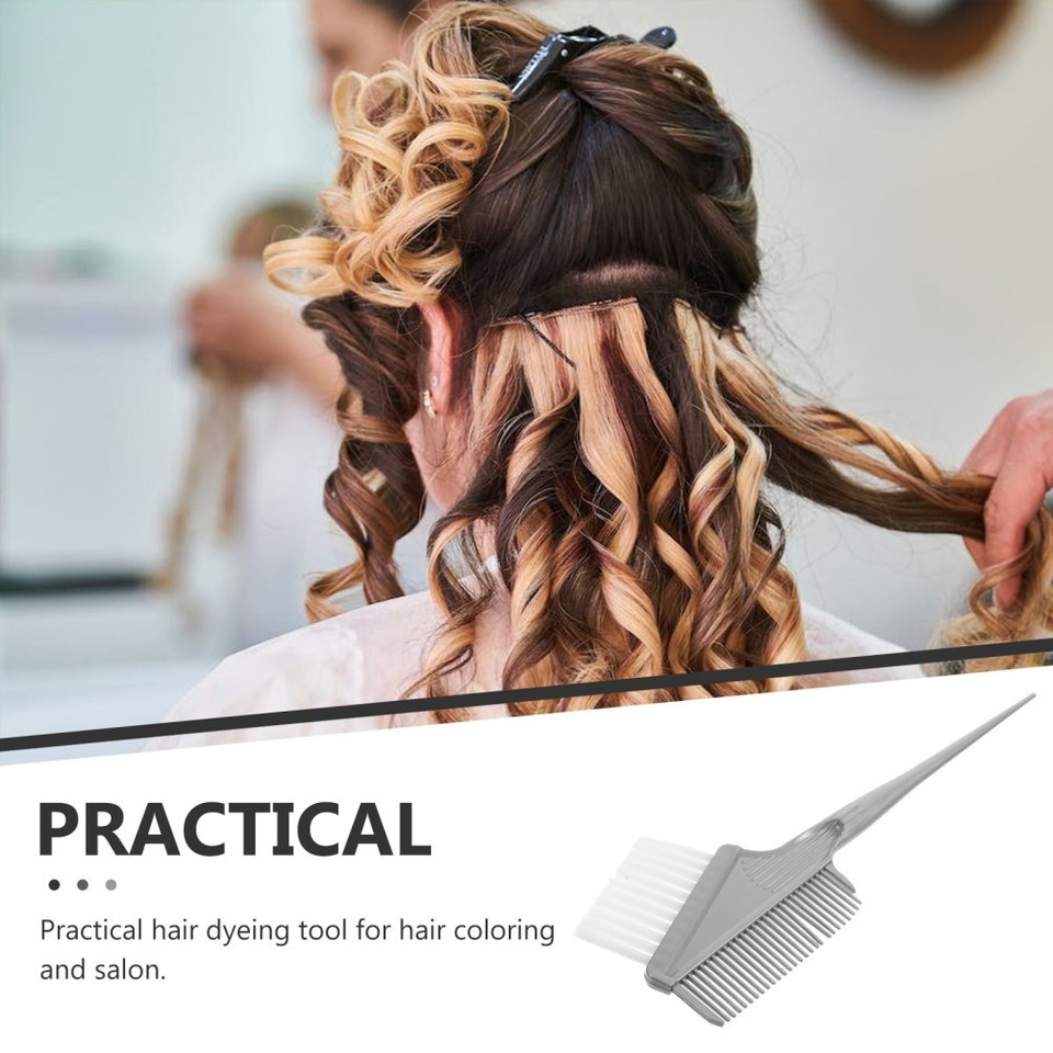 Hair Dyeing Brush Hair Coloring Comb Hair Tint Tool for Hair Salon ...