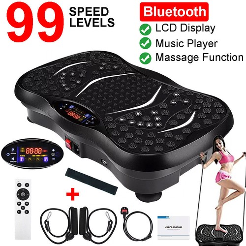Power Vibration Plate Vibrating Machine Platform Exercise Body Shaker ...