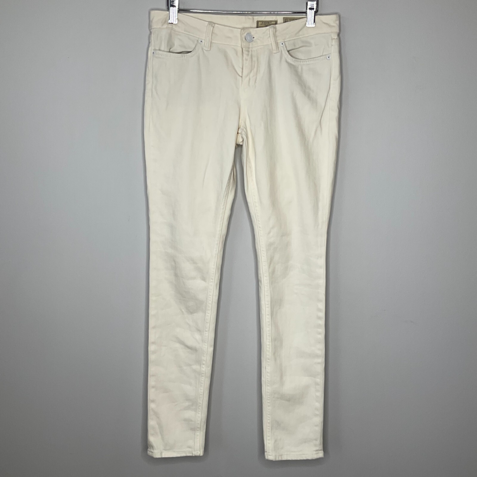 AllSaints Cole Ashby Low Rise Skinny Fit Jeans Off Wh… - Gem