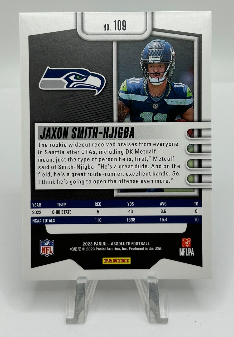 jaxson smith njigba absolute /16 rookie RARE | eBay