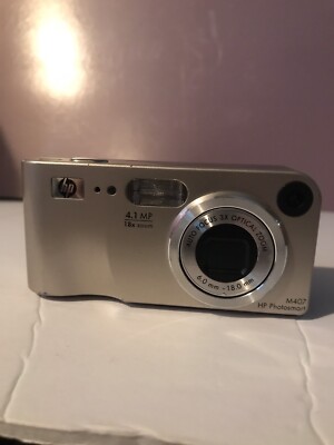 HP Photosmart Digital camera 4.1 MP 18x Zoom W/ HP M-Series ***Tested ...