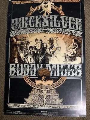 Vintage Fillmore West Rock Posters | eBay