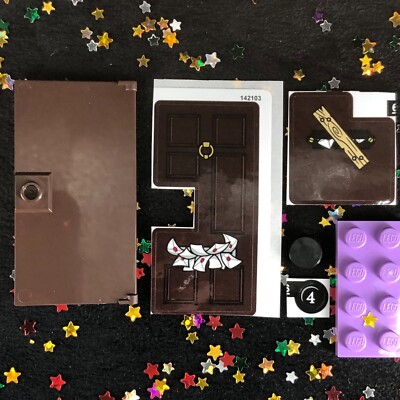 NEW LEGO Dark Brown 4 Privet Drive Letter Envelope Mail 75968 Sticker ...