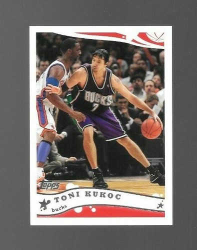 2005-06 Topps Basketball Toni Kukoc Card #116 Milwaukee Bucks NM/MT | eBay