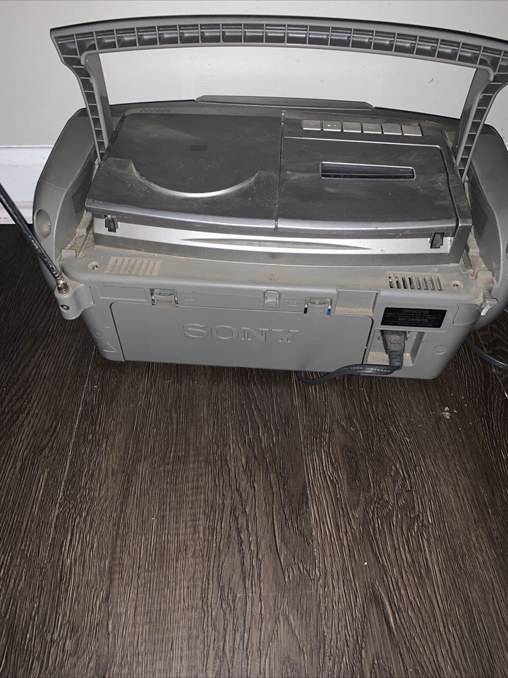 SONY CFD-V17 CD Radio Cassette-Corder BoomBox JamBox Mega Bass Port | eBay