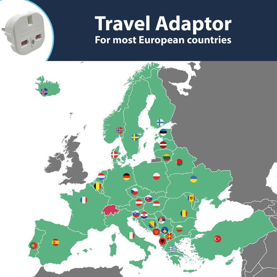 Travel Adapter Plug | EU Euro Europe US USA America American Japan ...