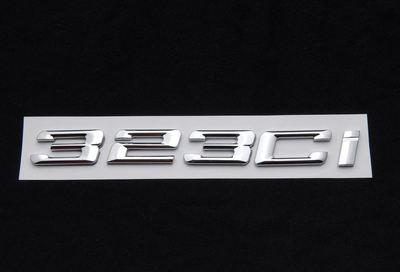 Trunk Rear Emblem Badge Chrome Letters 323Ci fit for BMW E46 Coupe ...