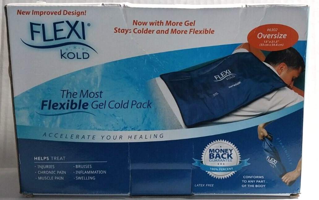FlexiKold Extra Large Gel Soft Flexible Ice Pack for Injuries – X-Large ...