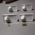 Shafford Vintage Bone China Name Place Card Holders Shell Design 4 ...