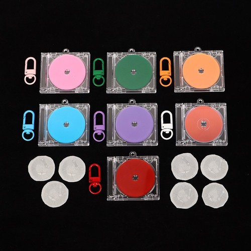 NFC Blank Album Mini CD Case Keychain CD Player Keyring DIY Backpack ...