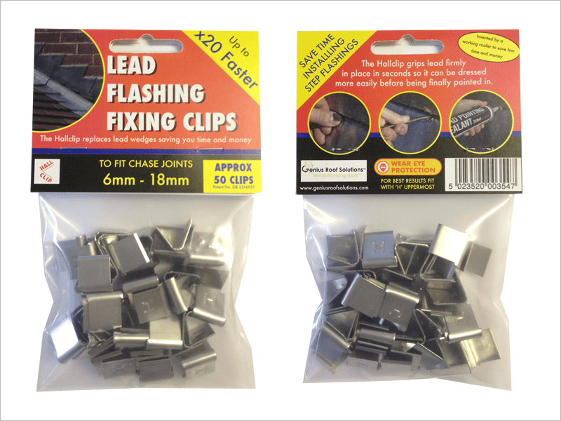 Hall Clip Lead Flashing Fixing Clips Easy Fix Roof Repair 50 Pack | eBay UK