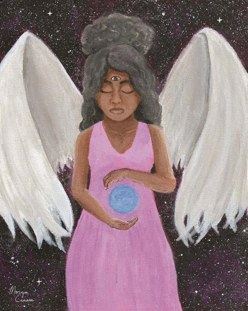 African American Angel Art Prints