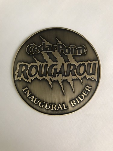Inaugural Rider Rougarou Roller Coaster Cedar Point Amusement Park Ohio ...