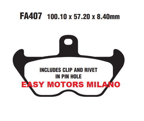 Paire Plaquette de Frein EBC Avant FA407 BMW K1100RS 1100 1992> | eBay
