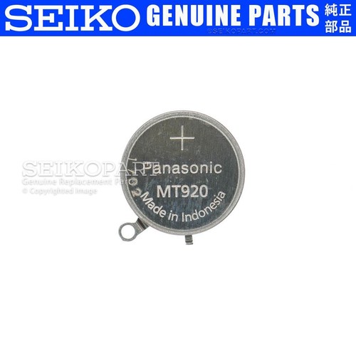 Seiko Solar V142 V145 V157 V158 V14J Battery Capacitor Panasonic MT920 ...