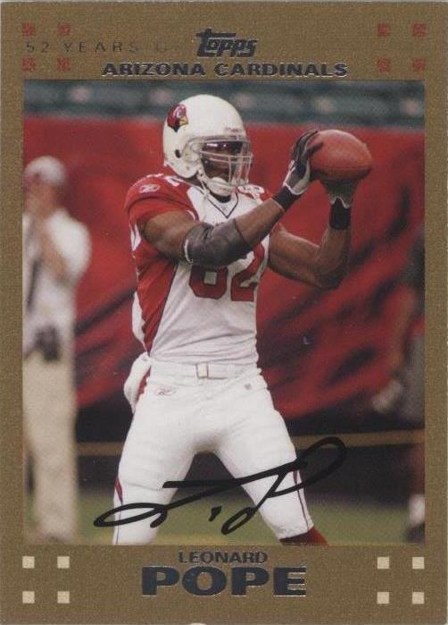 2007 Topps - Leonard Pope #194 Gold /52 for sale online | eBay